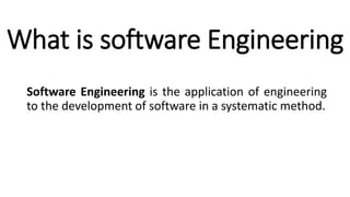 Basics Of Software Engineering | PPT