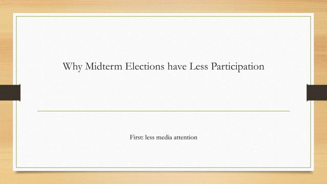 Midterm elections | PPTX | Elections | Politics