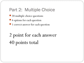Midterm exam | PPT