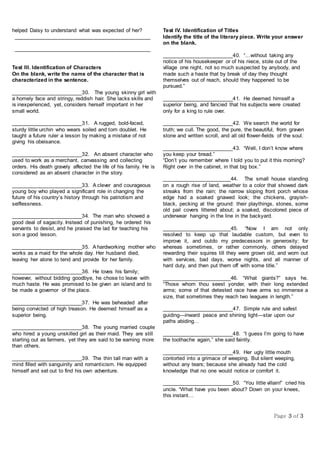 Midterm exam (grade 9 literature 2nd sem (edited) | DOCX