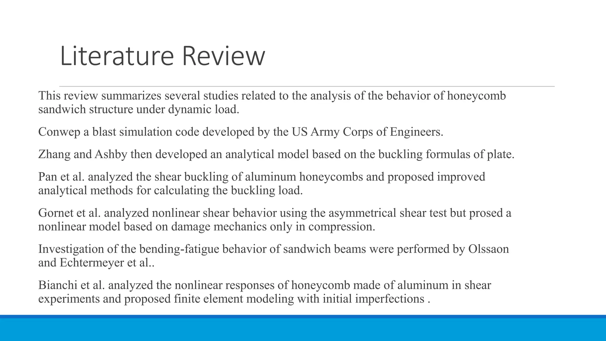 Honeycomb Sandwich Structure Pptx