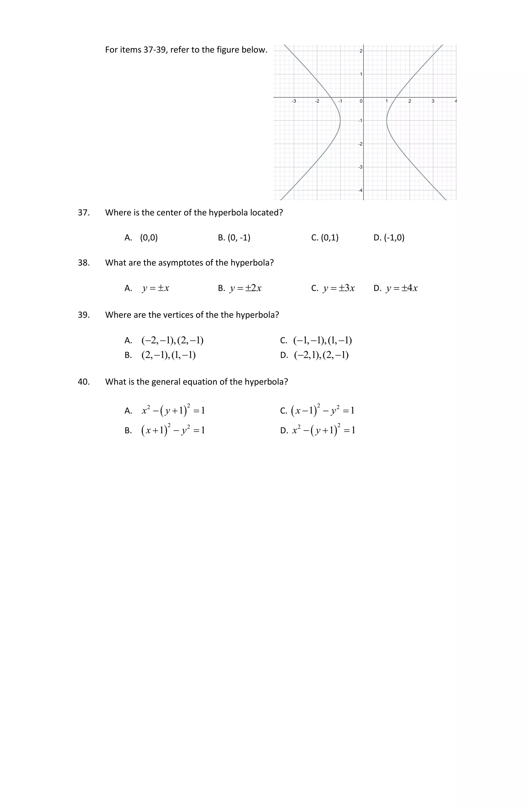 Midterm pre calculus | PDF