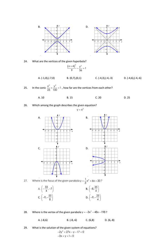 Midterm pre calculus | PDF