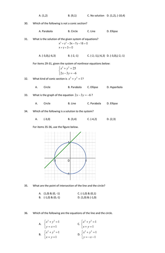 Midterm pre calculus | PDF