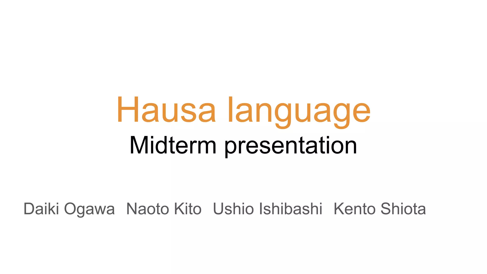 Midterm presentation preparation 1 | PDF