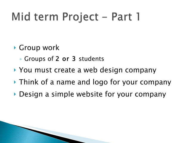 Mid Term Project | PPT