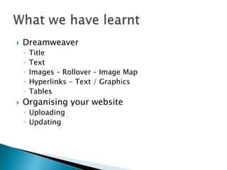 Web Design - Mid Term Project | PPTX