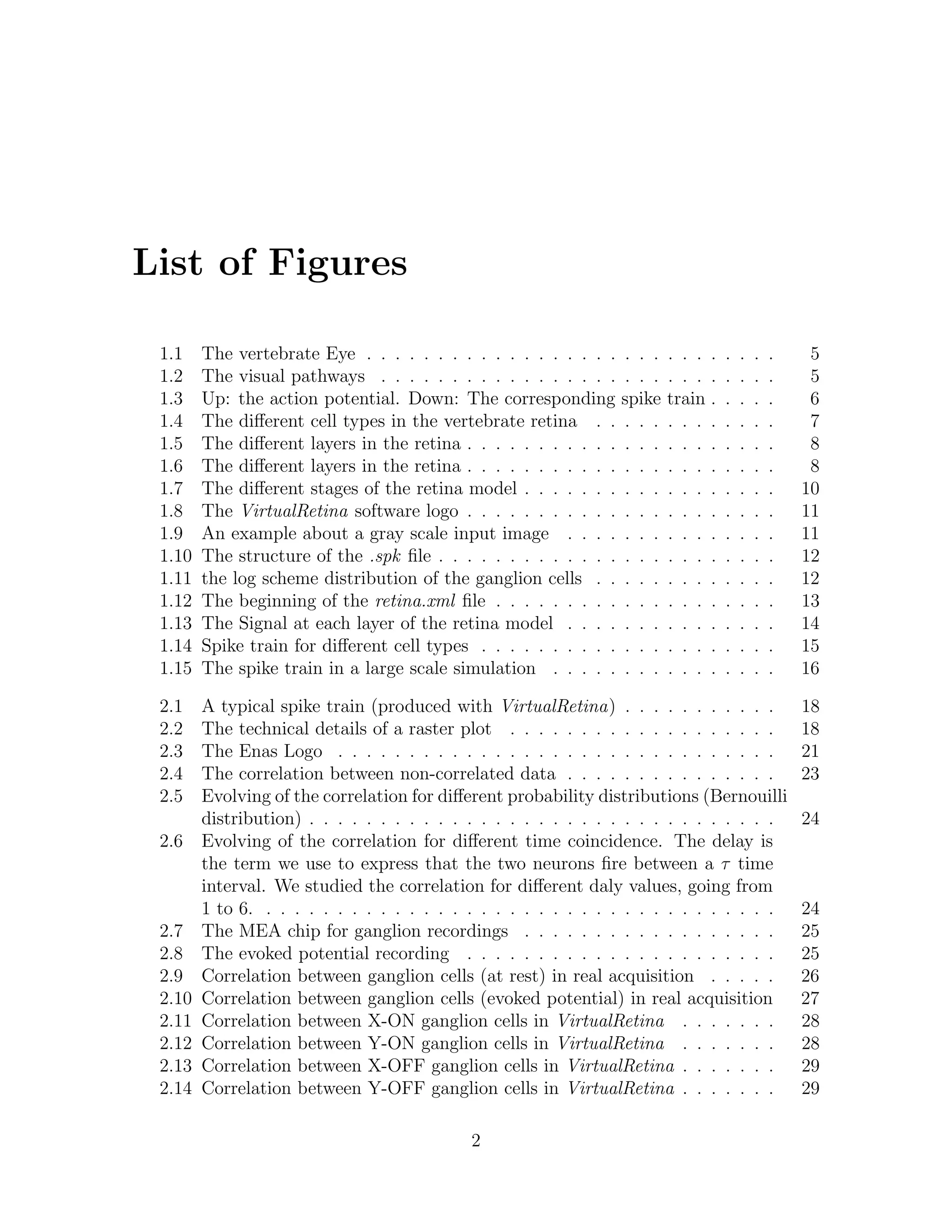 Toward a realistic retina simulator | PDF