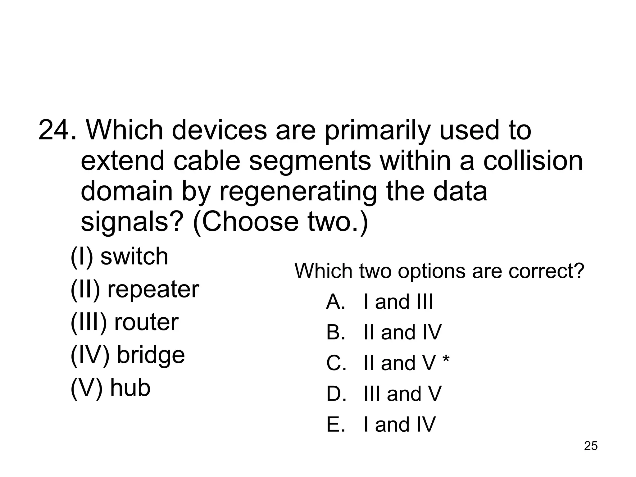 Midterm review questions ans(networking) | PPT