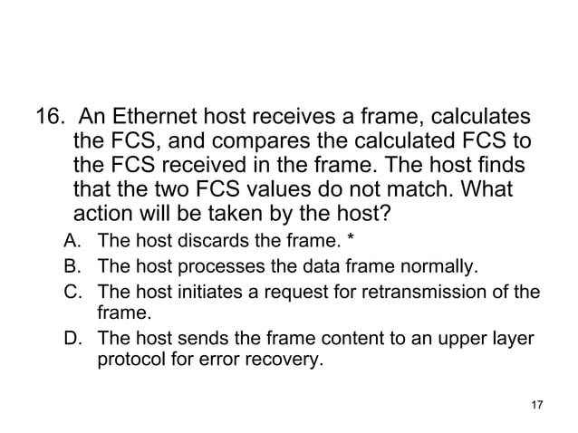 Midterm review questions ans(networking) | PPT | Computer Networking | Computing