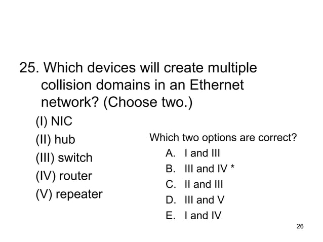 Midterm review questions ans(networking) | PPT | Computer Networking | Computing
