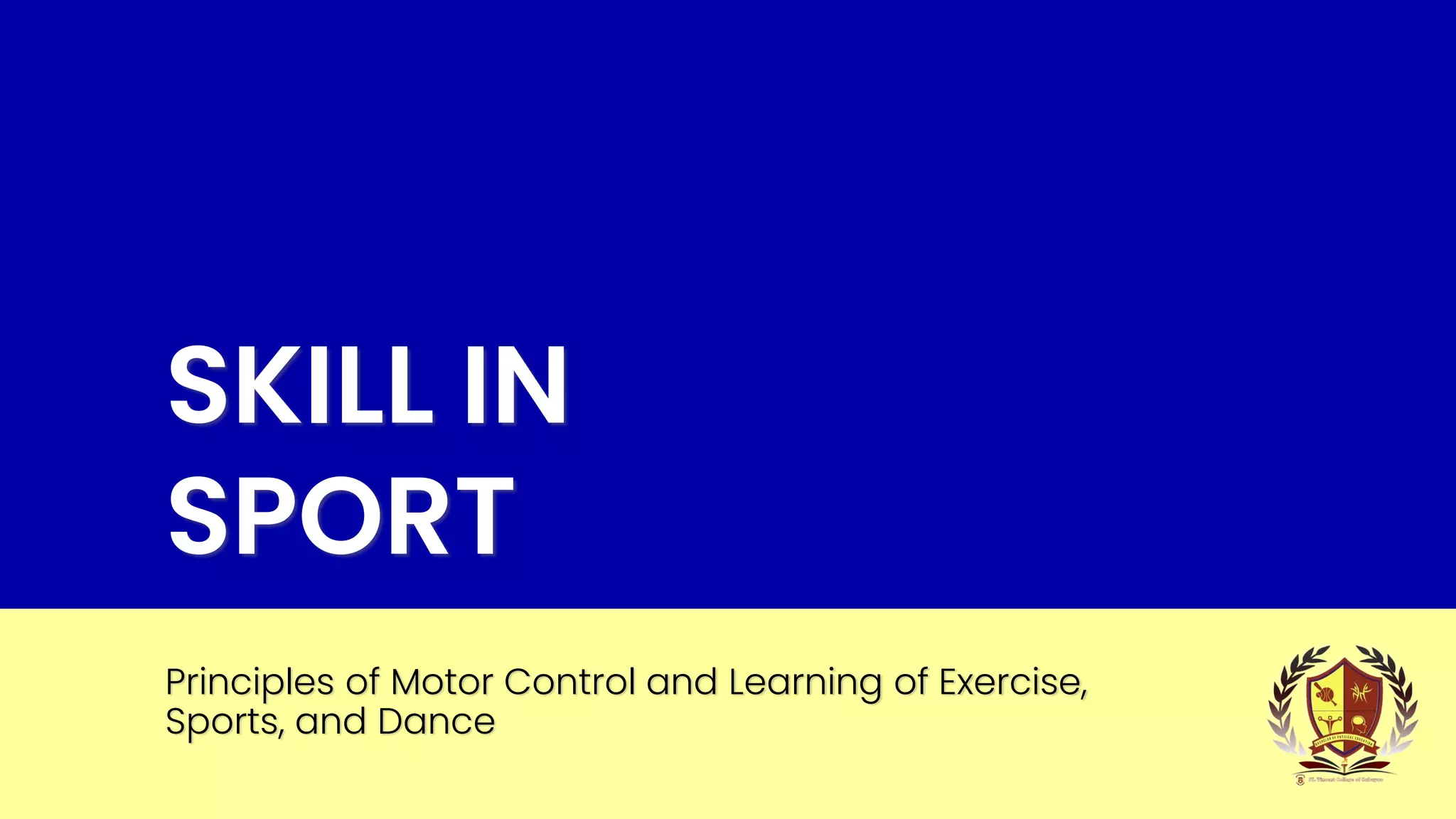 Skill in Sport | PDF