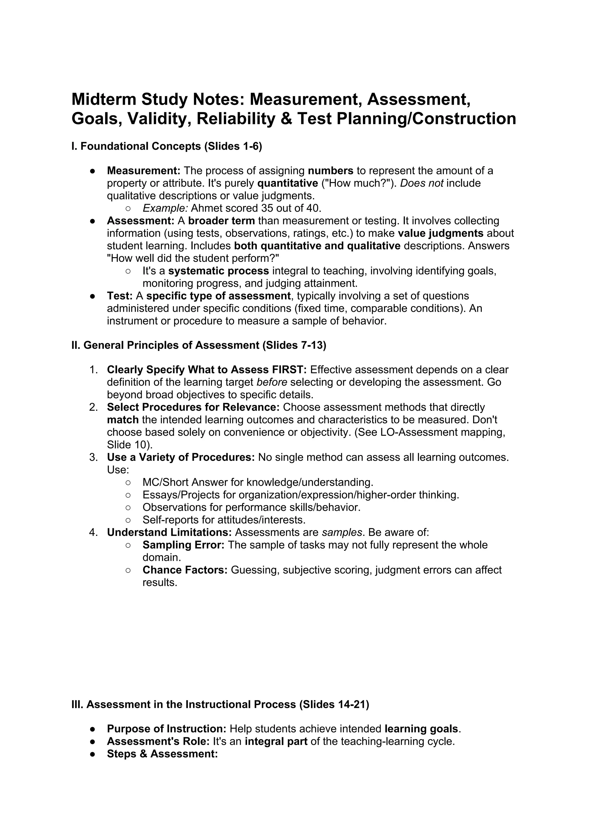 Assessment and Evaluation Final Exam Cheat Sheet.docx