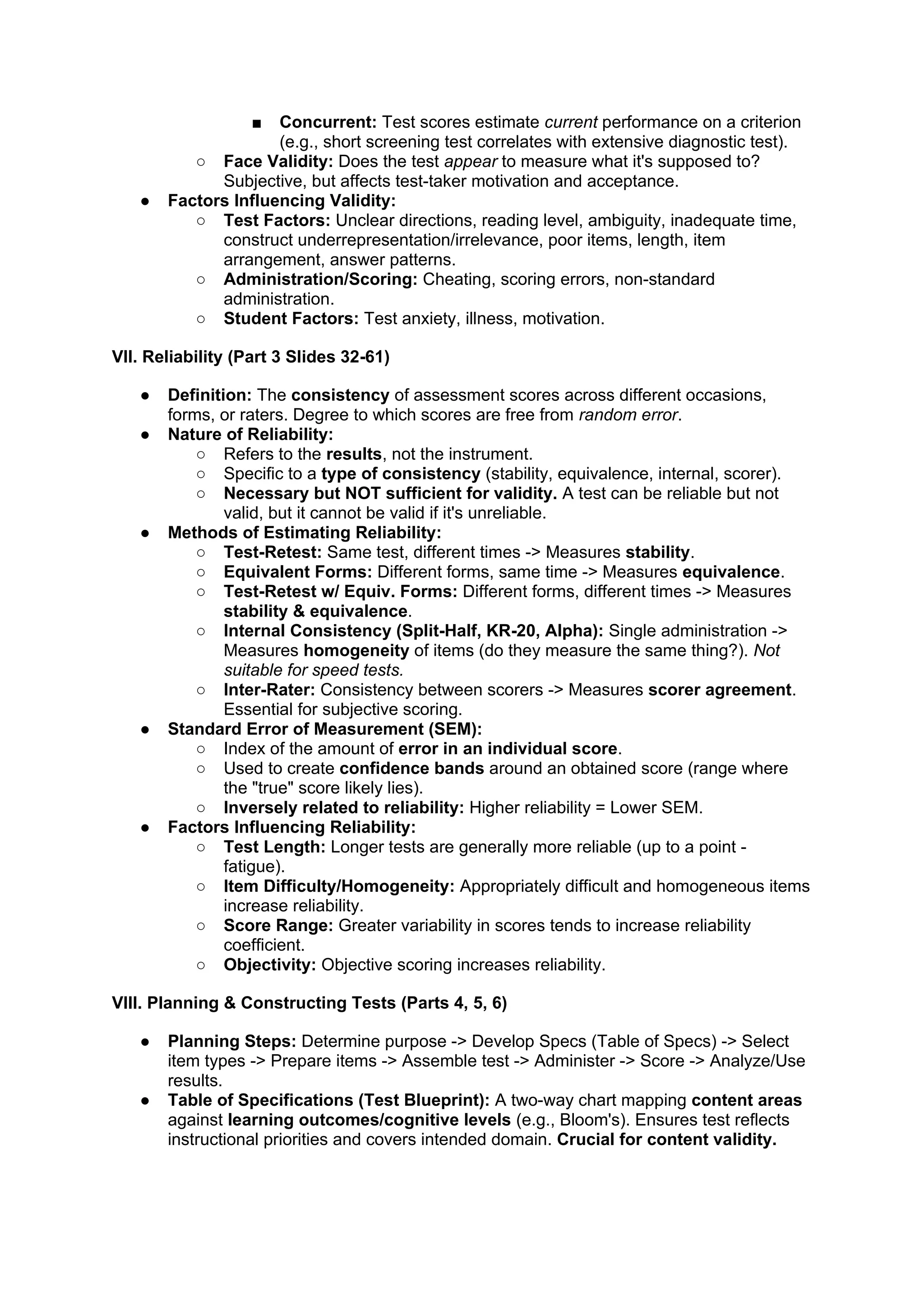 Assessment and Evaluation Final Exam Cheat Sheet.docx