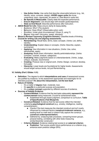 Assessment and Evaluation Final Exam Cheat Sheet.docx