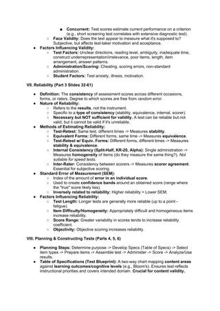 Assessment and Evaluation Final Exam Cheat Sheet.docx
