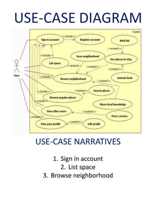 Midterm Use Case Narratives | PPTX