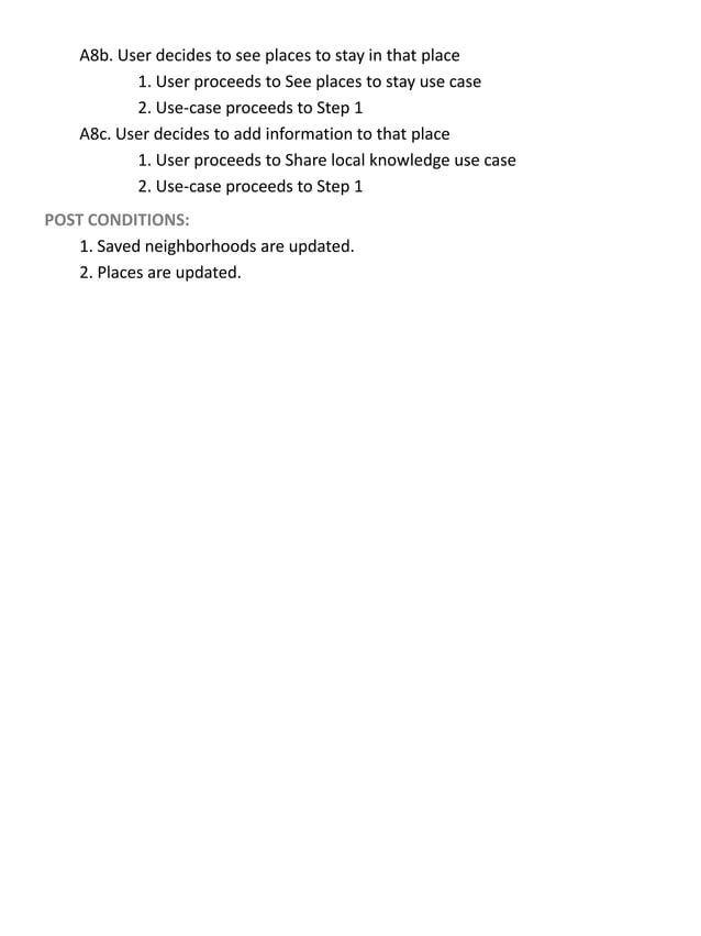 Midterm Use Case Narratives | PDF
