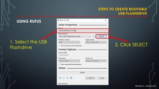 PREPARE INSTALLER - Bootable USB Installer | PDF