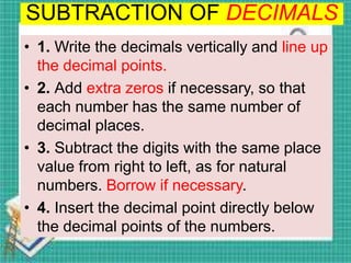 MIDTERM WEEK 2_ DECIMALS FOR SENIOR HIGH | PPT