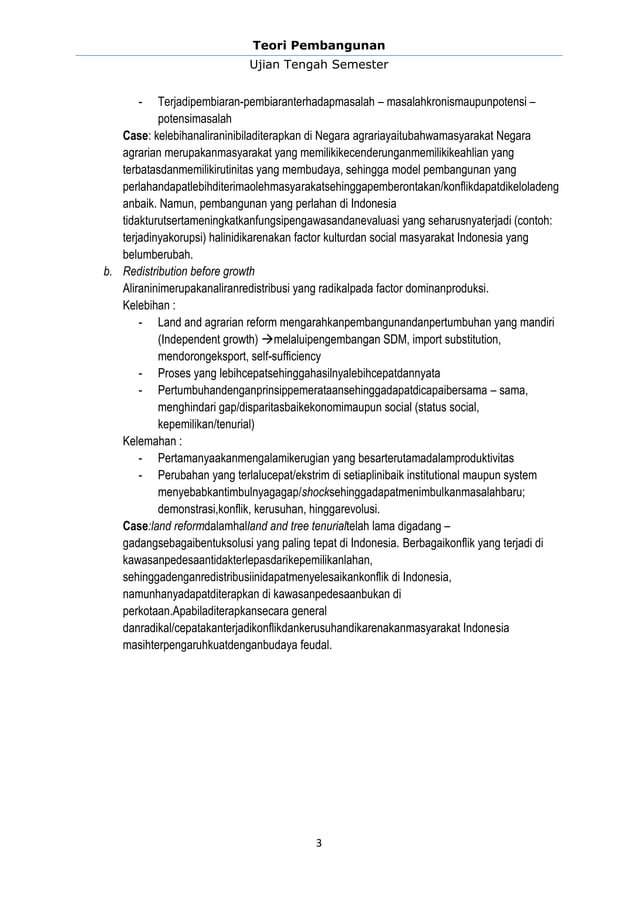 Teori Pembangunan Mid Test Pdf 