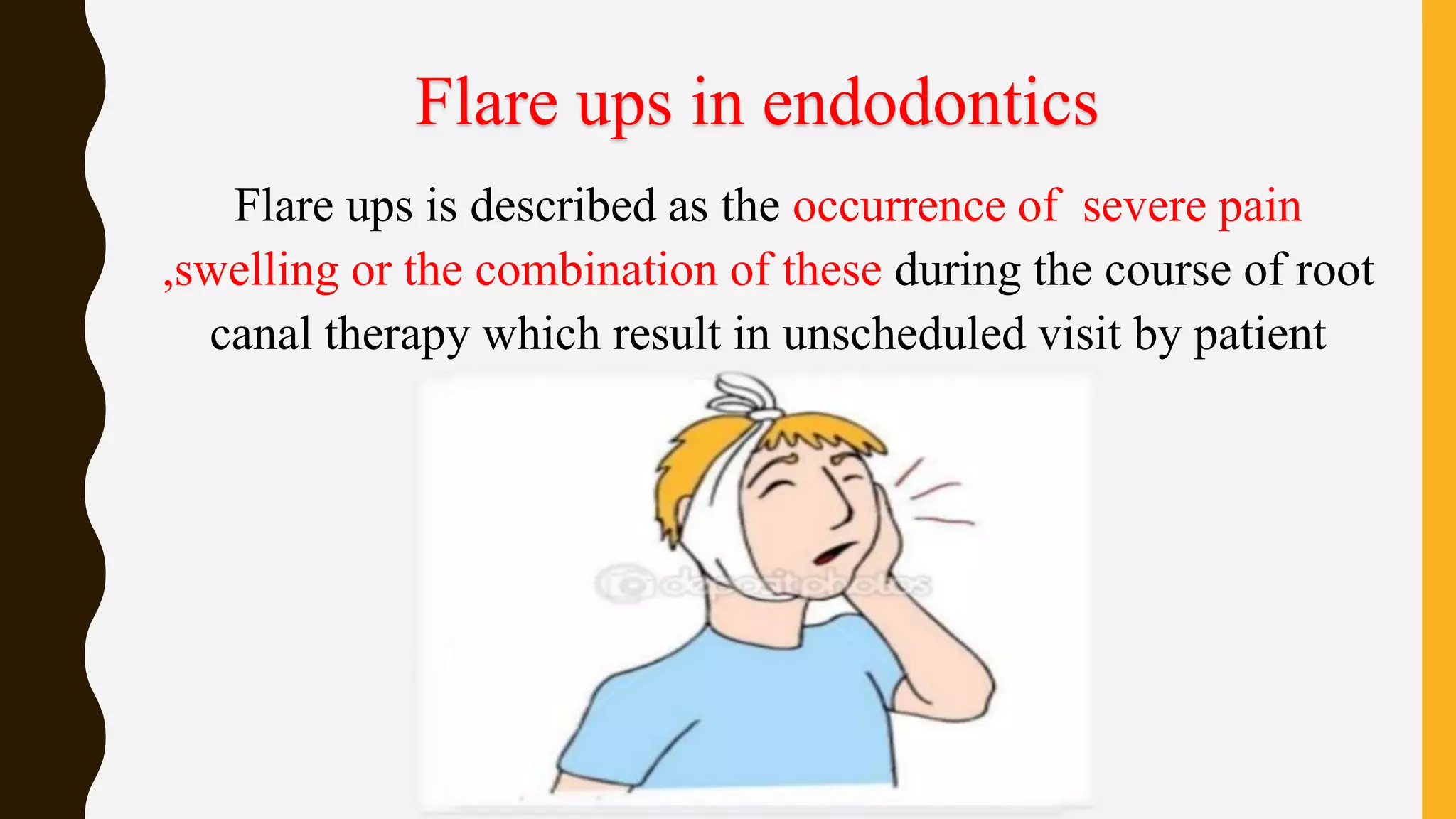 Mid treatment flare ups in endodontic | PPTX