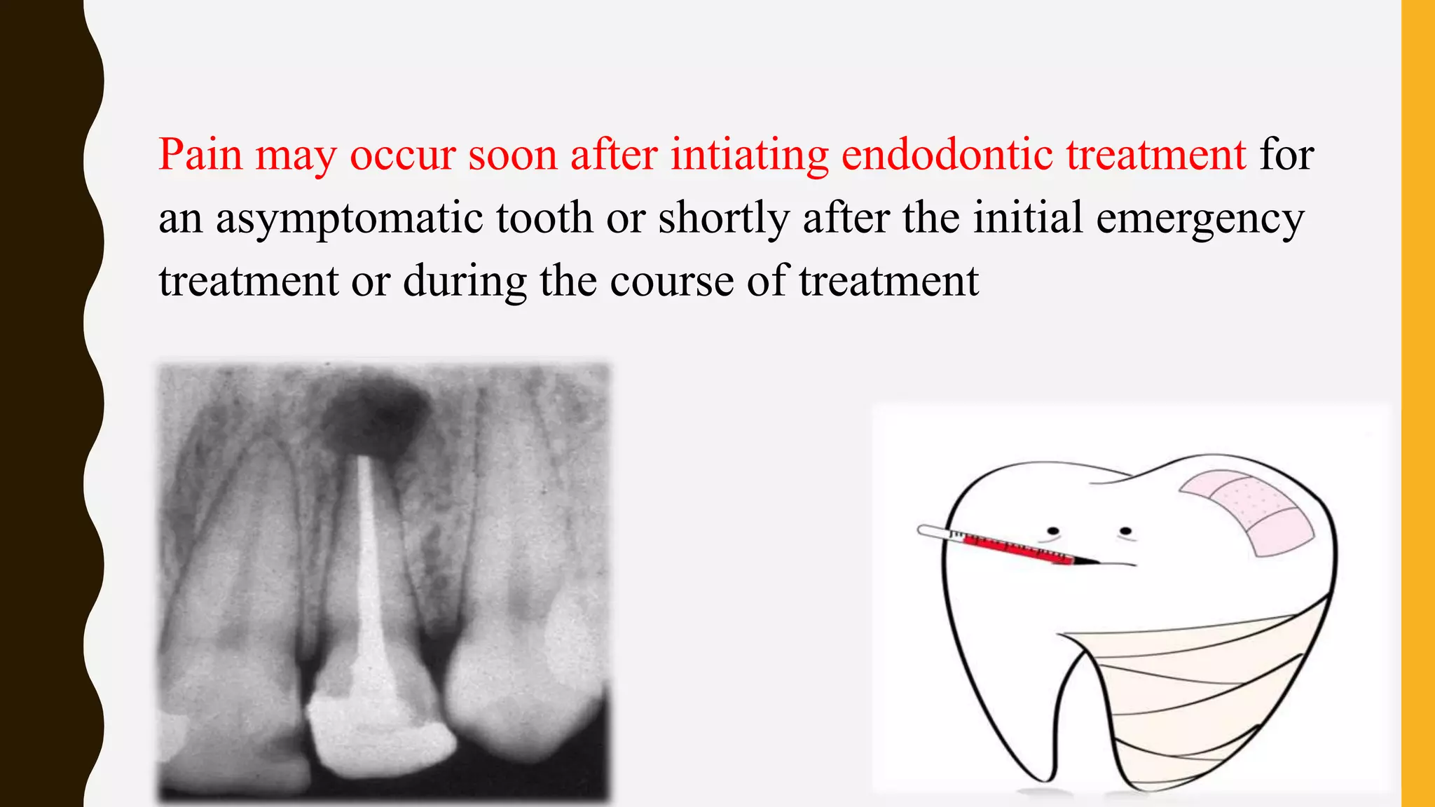Mid treatment flare ups in endodontic | PPTX