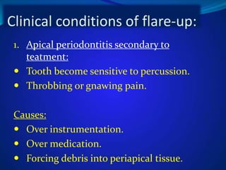 Midtreatment flare up | PPTX