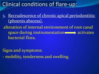 Midtreatment flare up | PPTX