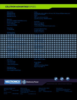 Midtronics Celltron Advantage - Modular Battery Analysis System | PDF