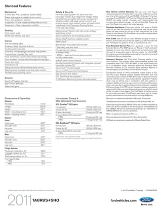 Midway motors 2011 Ford Taurus | PDF | Auto Safety Technologies | Auto ...