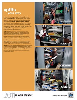 Midway motors 2011 Ford Transit Connect | PDF