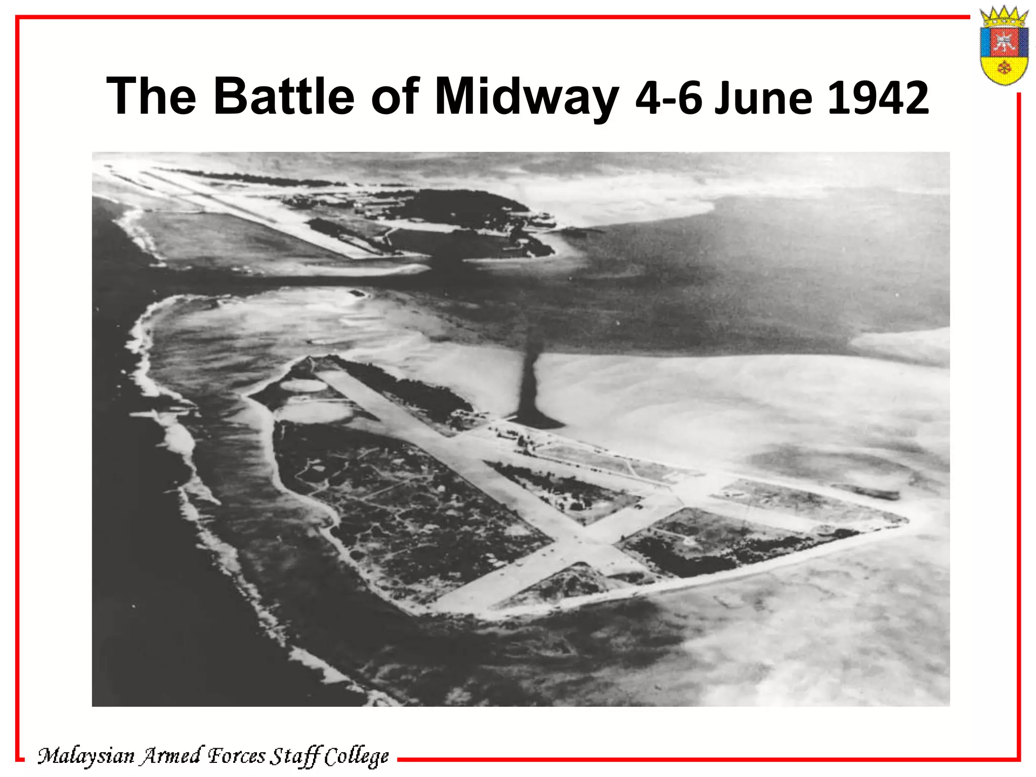 Midway Battle-Lesson of Principles of war | PPTX