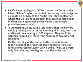 Midway Battle-Lesson of Principles of war | PPTX