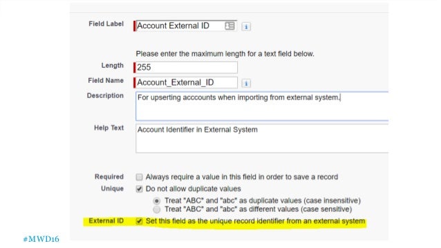 Salesforce The Power Of Upsert And External Ids How To Create External Id Field 