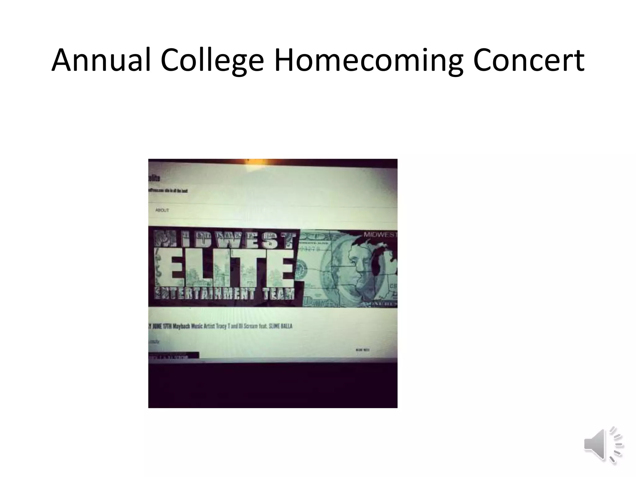 College Homecoming Concert | PPT
