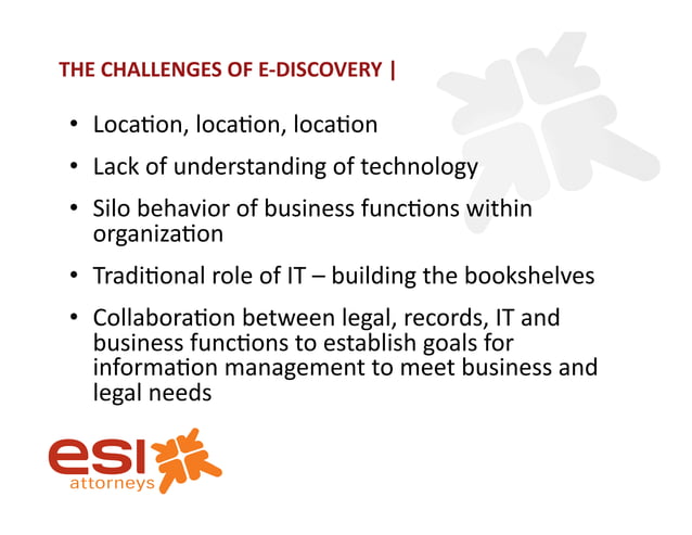 Managing ESI to Control Costs in E-discovery | PDF