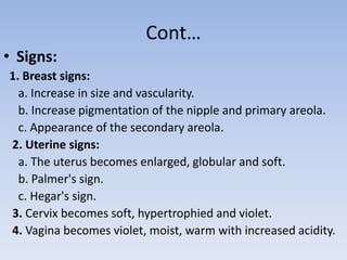 Pregnancy (Midwifery and obstetrical) | PPTX