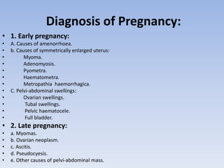 Pregnancy (Midwifery and obstetrical) | PPTX
