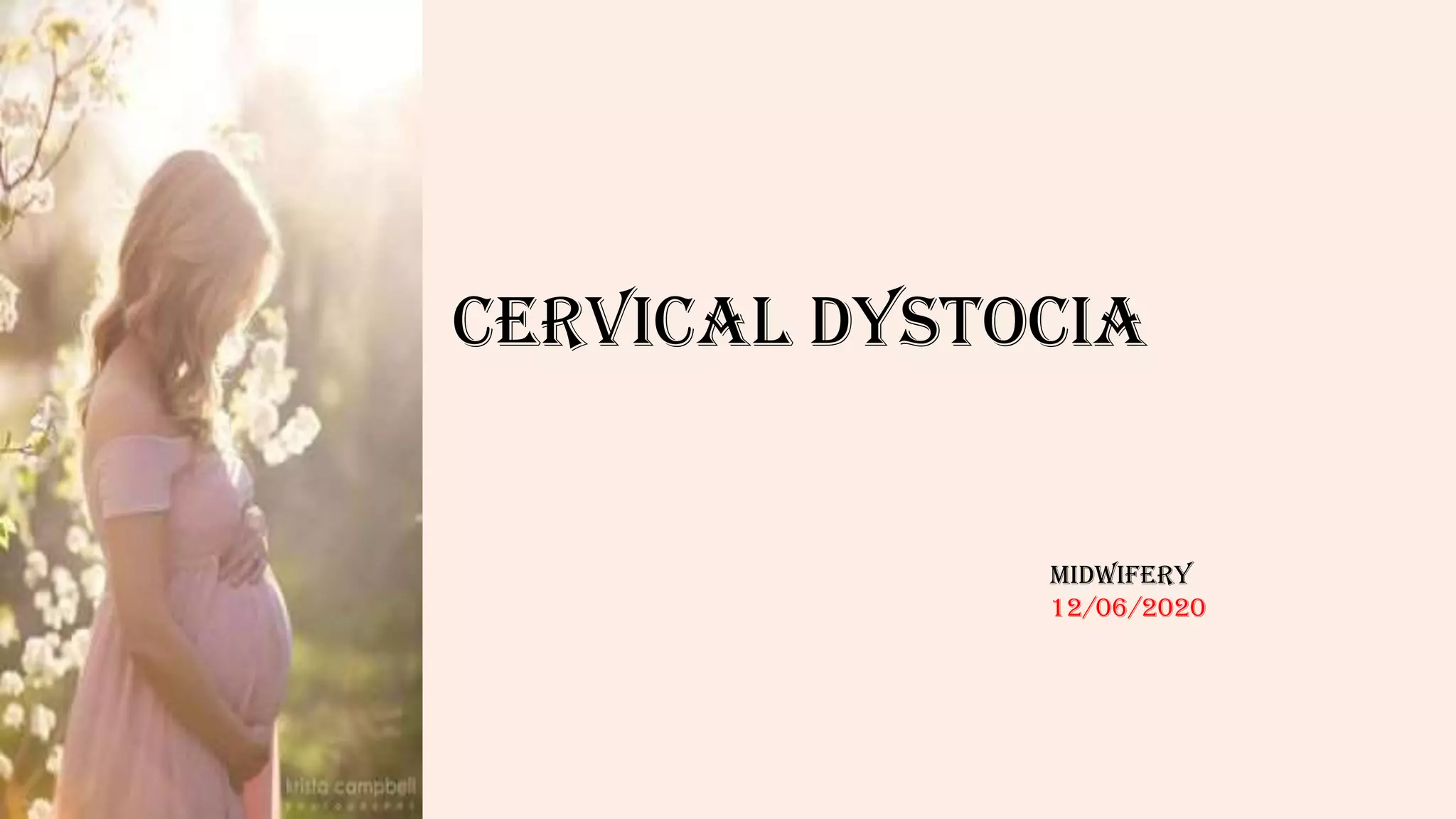 Midwifery cervical dystocia | PDF