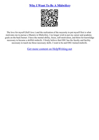 Midwifery Essay | PDF