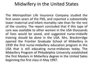 Midwifery in the United States.pptx