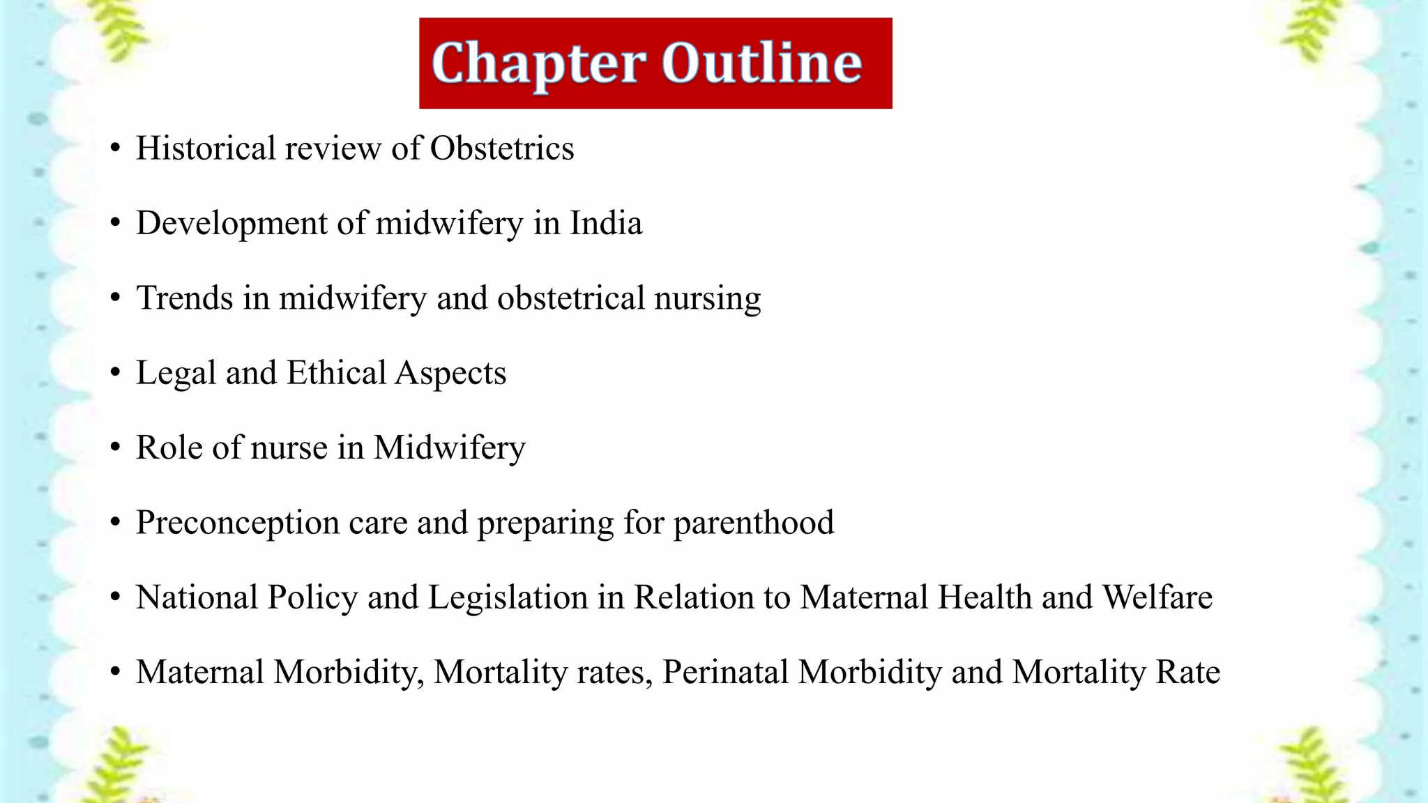 INTRODUCTION TO MIDWIFERY | PPTX
