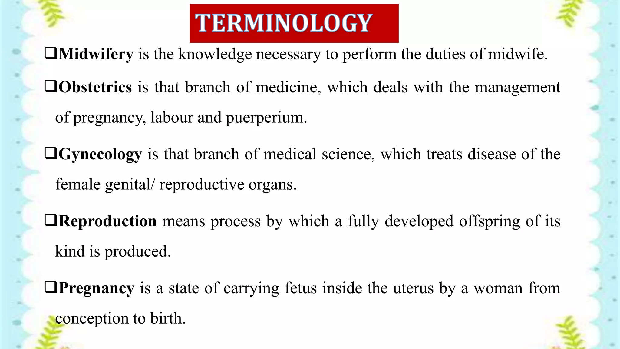 INTRODUCTION TO MIDWIFERY | PPTX