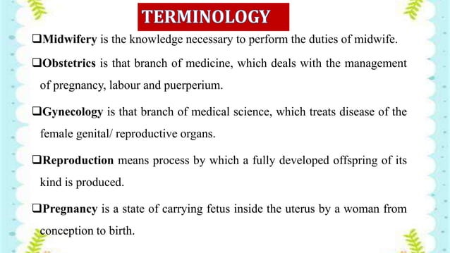 INTRODUCTION TO MIDWIFERY | PPTX