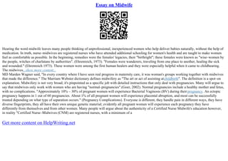 Midwifery Research | PDF