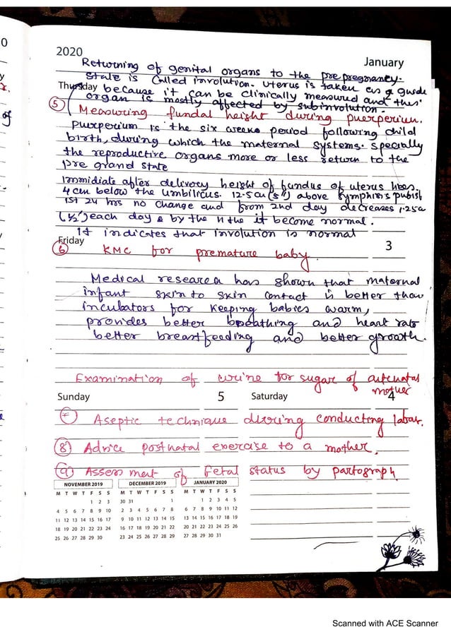 Midwife written note 1.pdf for third year GNM students | PDF