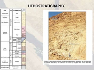 Lithostratigraphy and Depositional History of Part of the Midyan Region ...