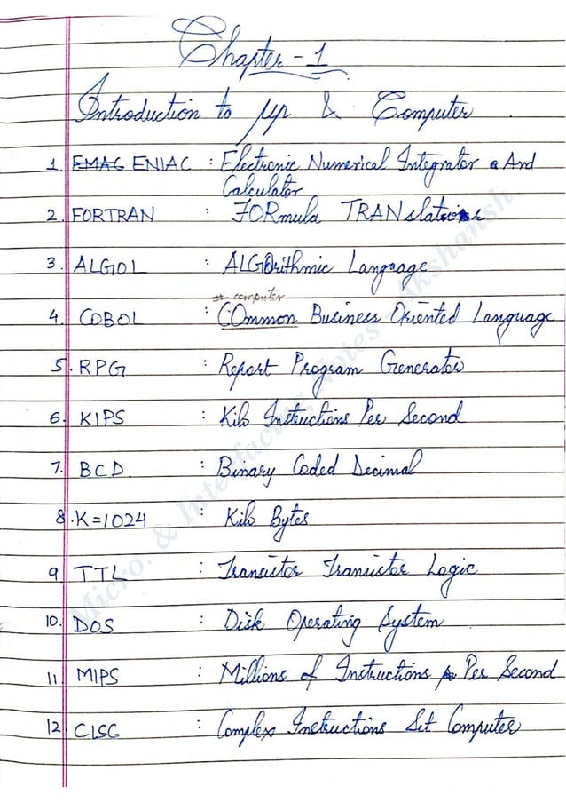 Microprocessor and Interfacing Notes | PDF