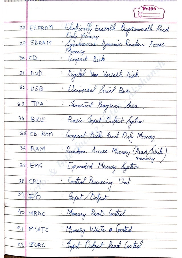 Microprocessor and Interfacing Notes | PDF